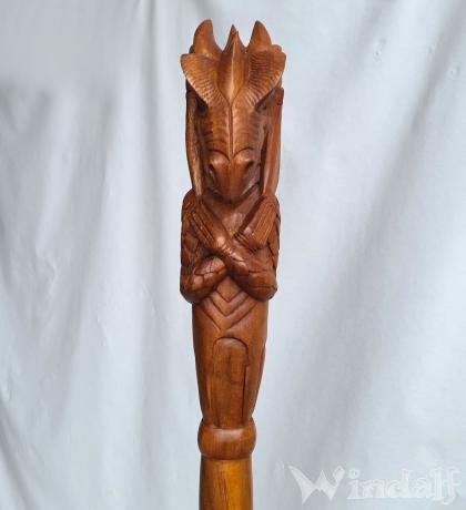 WINDALF Wikinger Wanderstab Drache NEPOMUK 180 cm Mittelalter ...